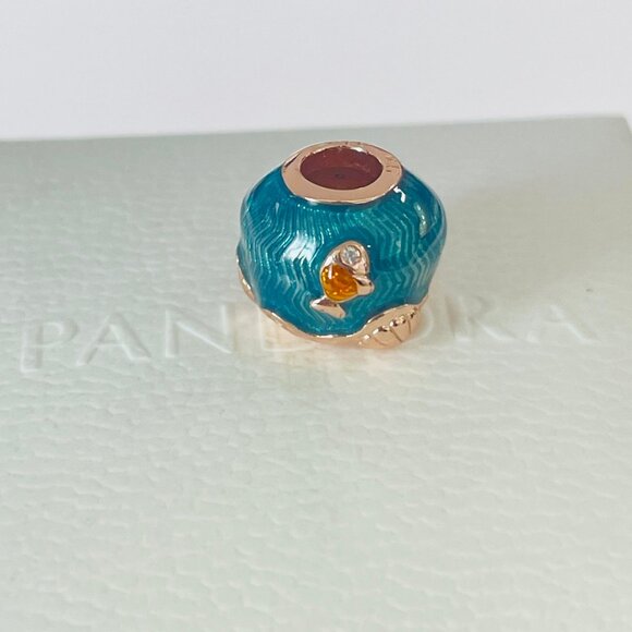 Pandora | Jewelry | Pandora Shimmering Ocean Waves Fish Charm 78904c0 ...